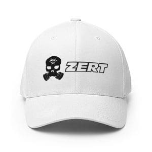 ZERT Skull FlexFit Hat – Black Logo | ZERT