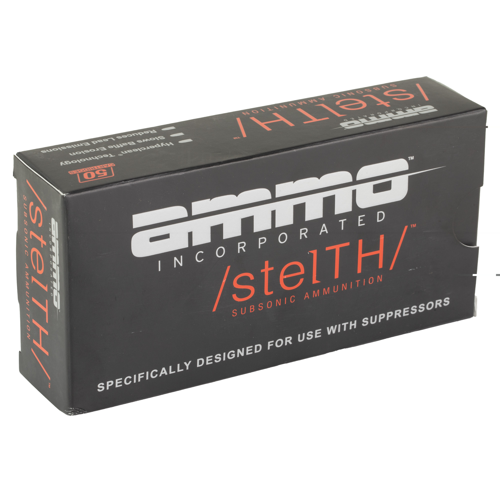 Ammo Inc 45230TMCSTL stelTH .45 ACP 230 gr Total Metal Case 50 Per Box ...